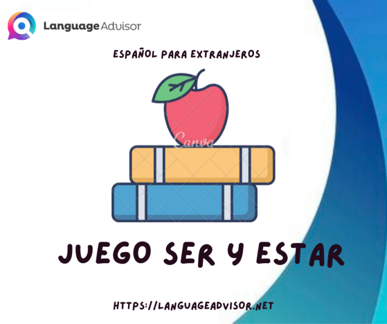 Español Para Extranjeros: Juego Ser y Estar - Language Advisor