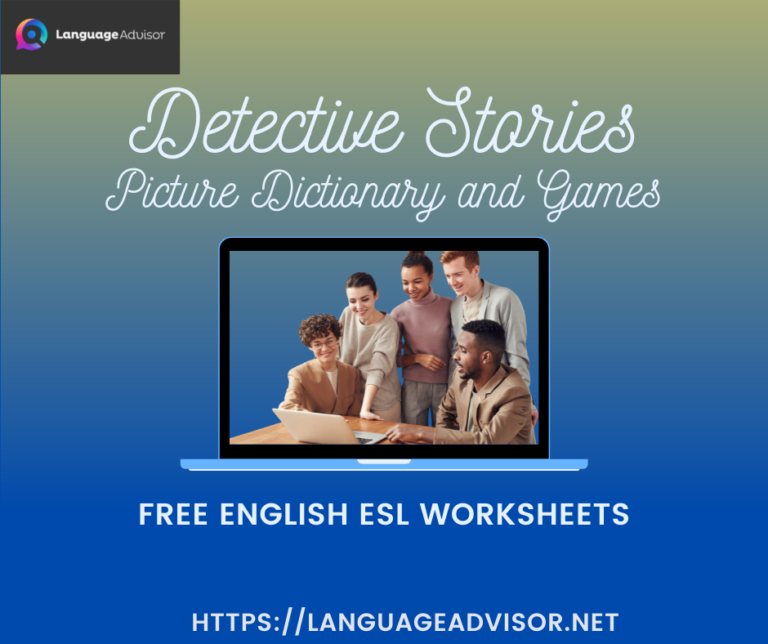 Detective Stories - Worksheets on Vocabulary
