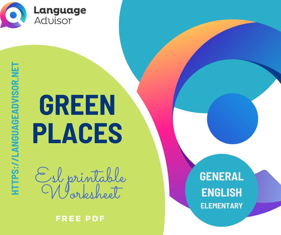 Green Places General English Elementary Language Advisor Green Places General English Elementary Language Advisor