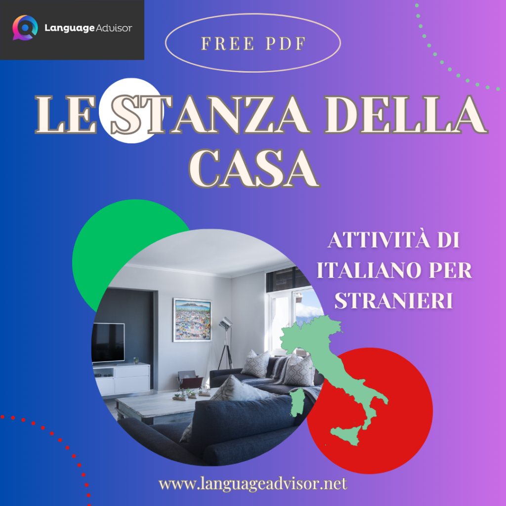 Italian as second language: Le stanze della casa