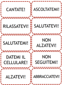 Italian as a second language: Siediti!