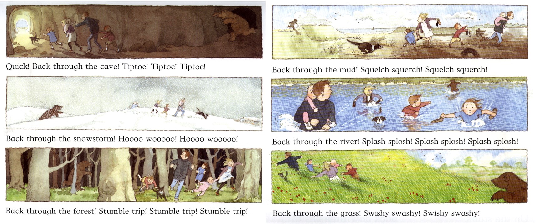 Children's book - We're Going on a Bear Hunt - Language Advisor