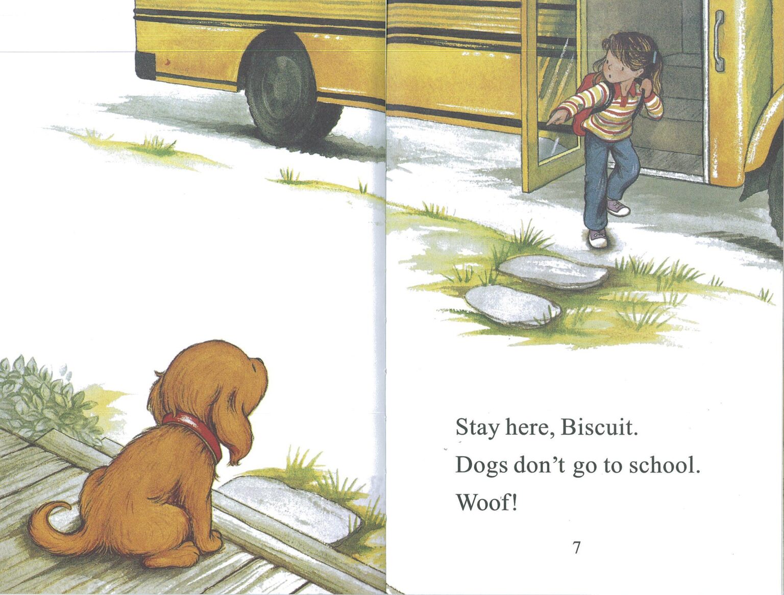 Children's book - Buiscuit goes to school - Language Advisor