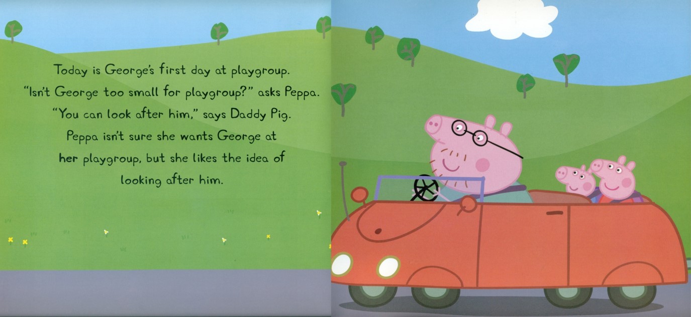 Children's book - George's First Day at Playground - Language Advisor