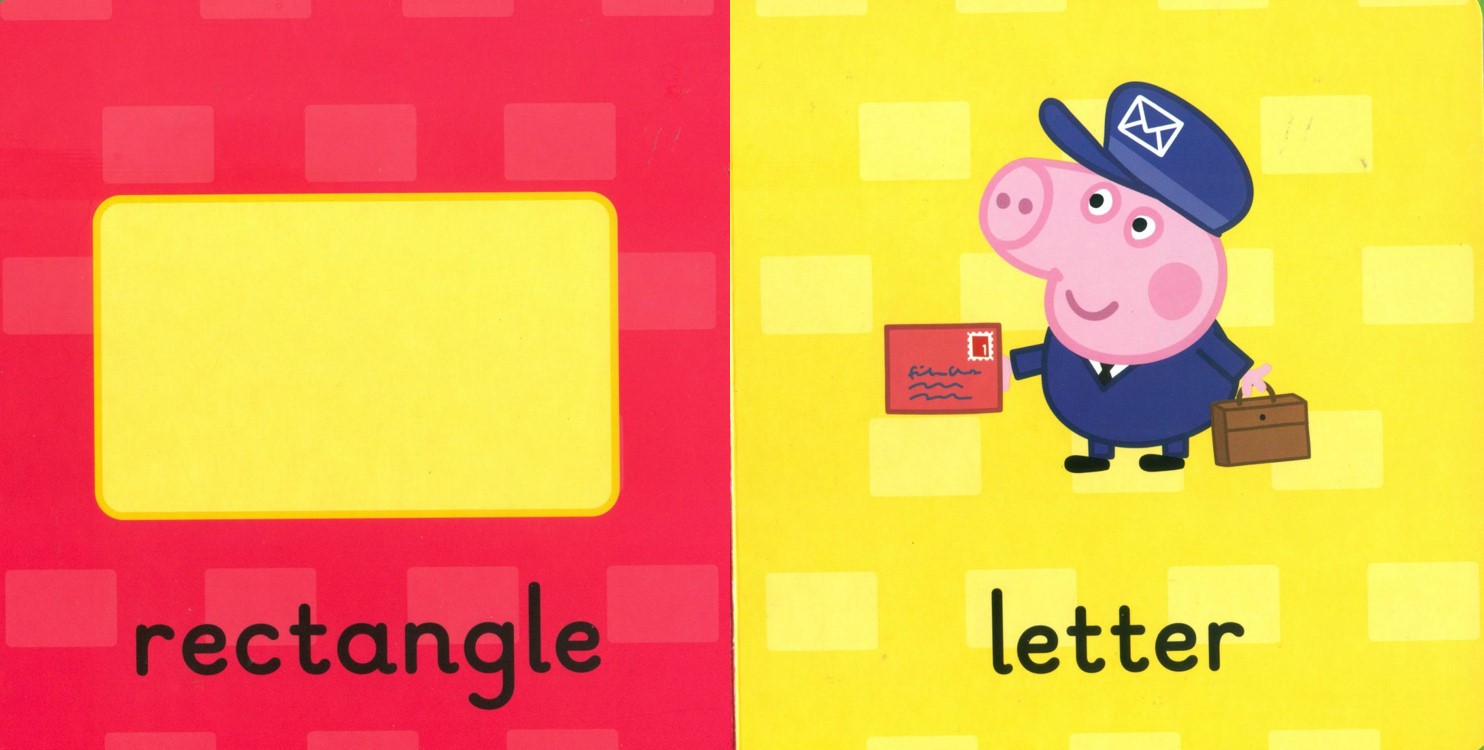 Children's book - Peppa Pig Shapes - Language Advisor