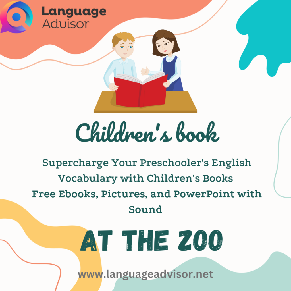 Children's book - At the Zoo - Language Advisor