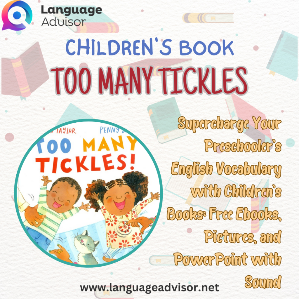 Children's book - Too Many Tickles - Language Advisor
