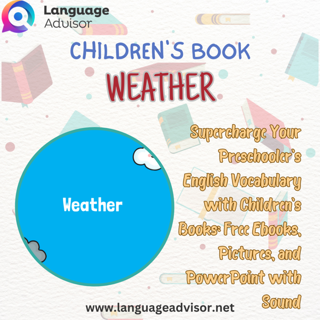 Children's book - Weather - Language Advisor