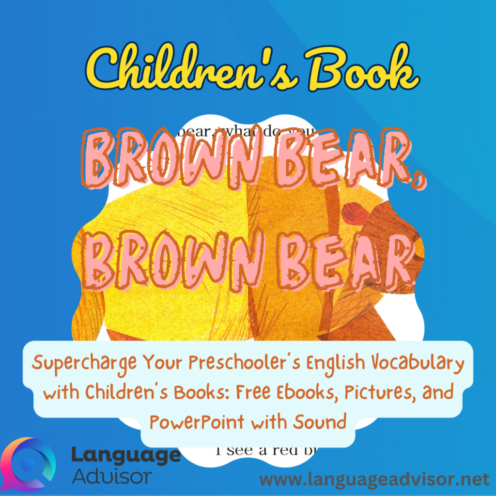 Children's book - Brown Bear - Language Advisor