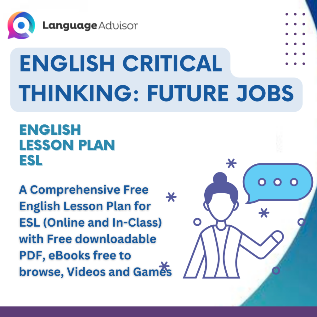 English Critical thinking: Future Jobs