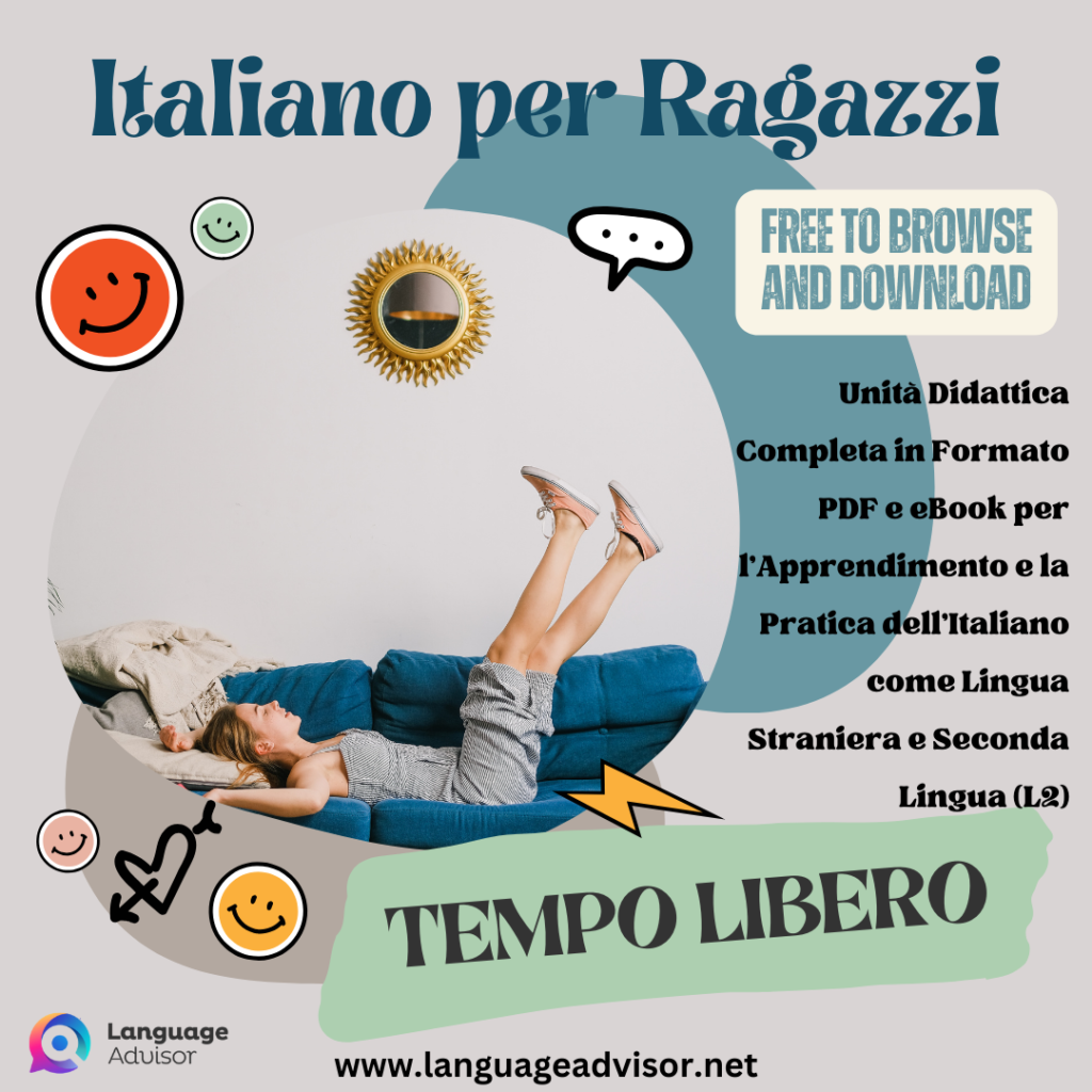 Italiano per Ragazzi - TEMPO LIBERO - Language Advisor