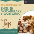 English Vocabulary Flashcards: Toys - Language Advisor