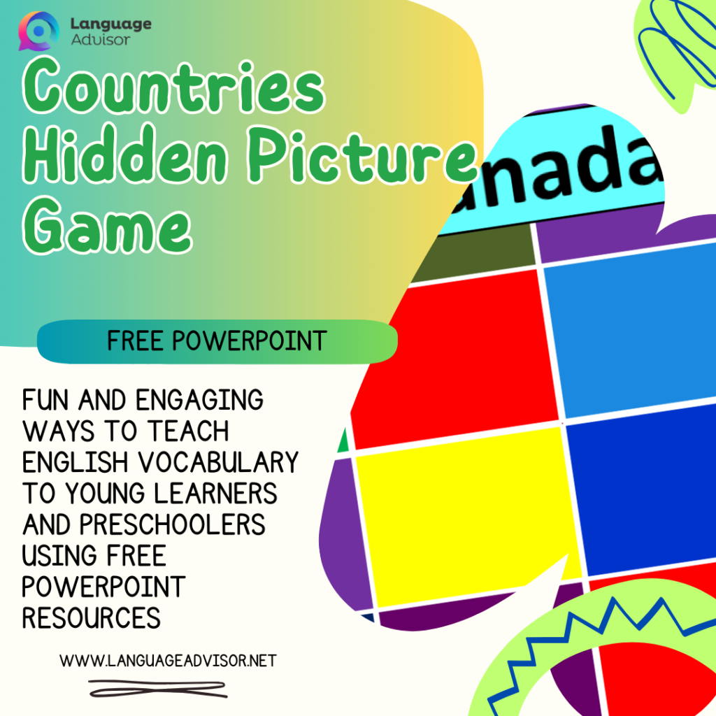 Countries Hidden Picture Game - Language Advisor