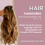 Hair - Flashcards - Language Advisor