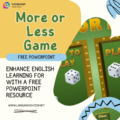 More or Less Game - Language Advisor