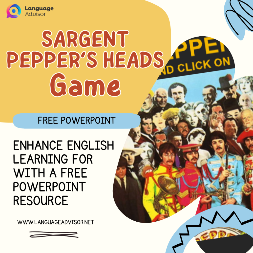 SARGENT PEPPER’S HEADS Game - Language Advisor