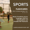 Sports - Flashcards - Language Advisor