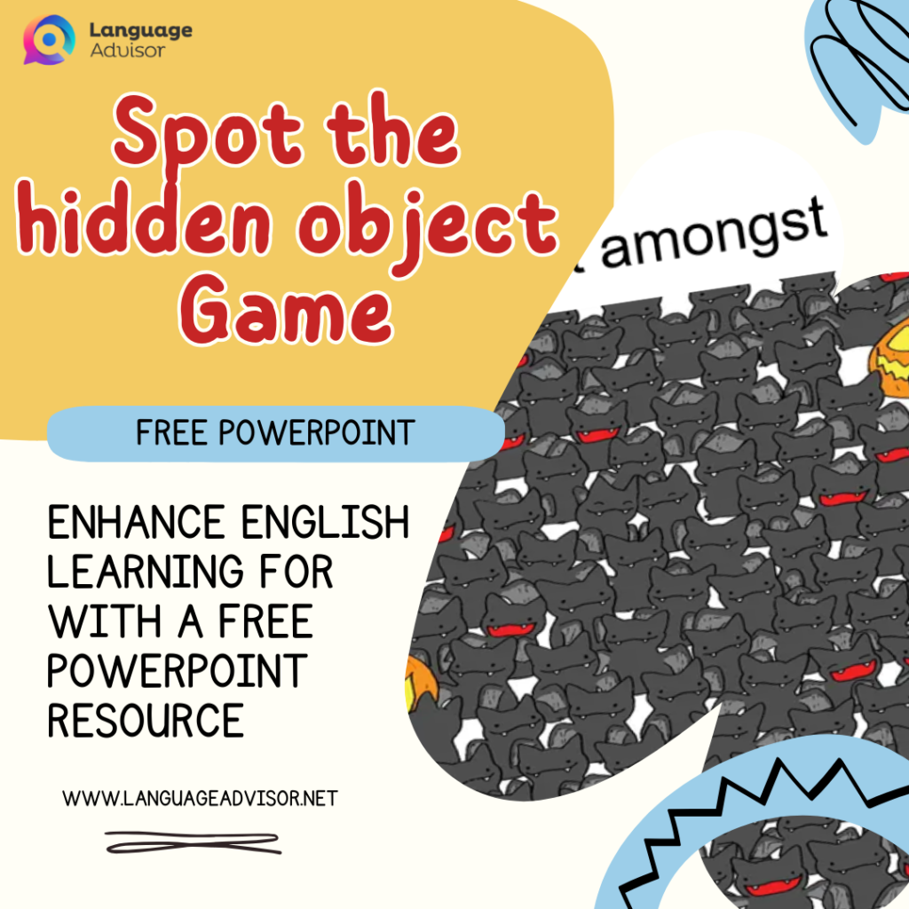 Spot the hidden object Game - Language Advisor