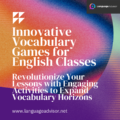 Innovative Vocabulary Games - Language Advisor