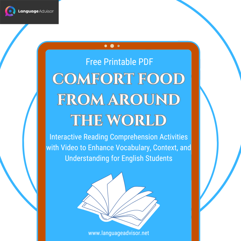Comfort food from around the world - Reading Comprehension - Language ...