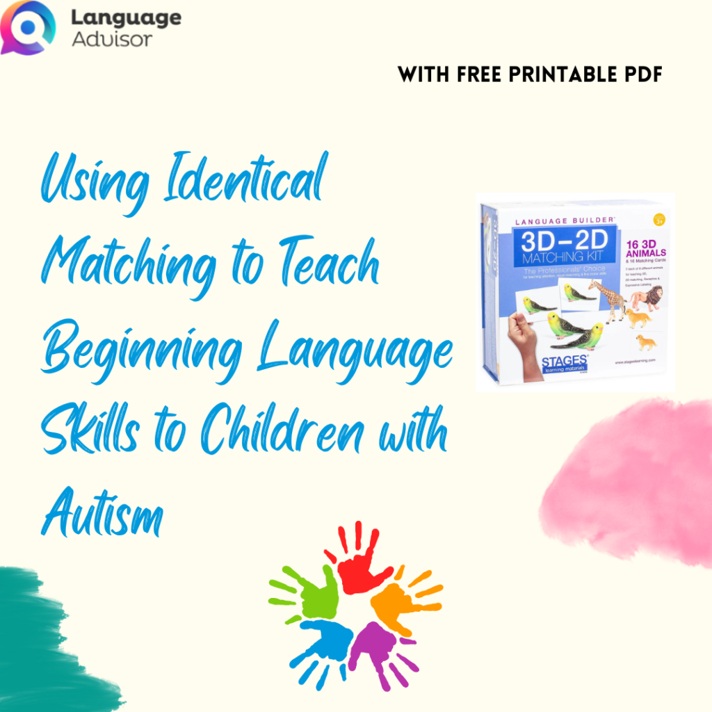 Using Identical Matching to Teach Beginning Language Skills to Children ...