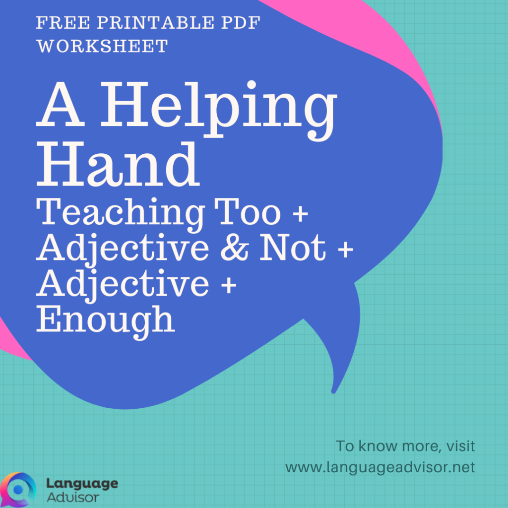 A Helping Hand - Language Advisor