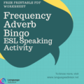 Frequency Adverb Bingo - Language Advisor
