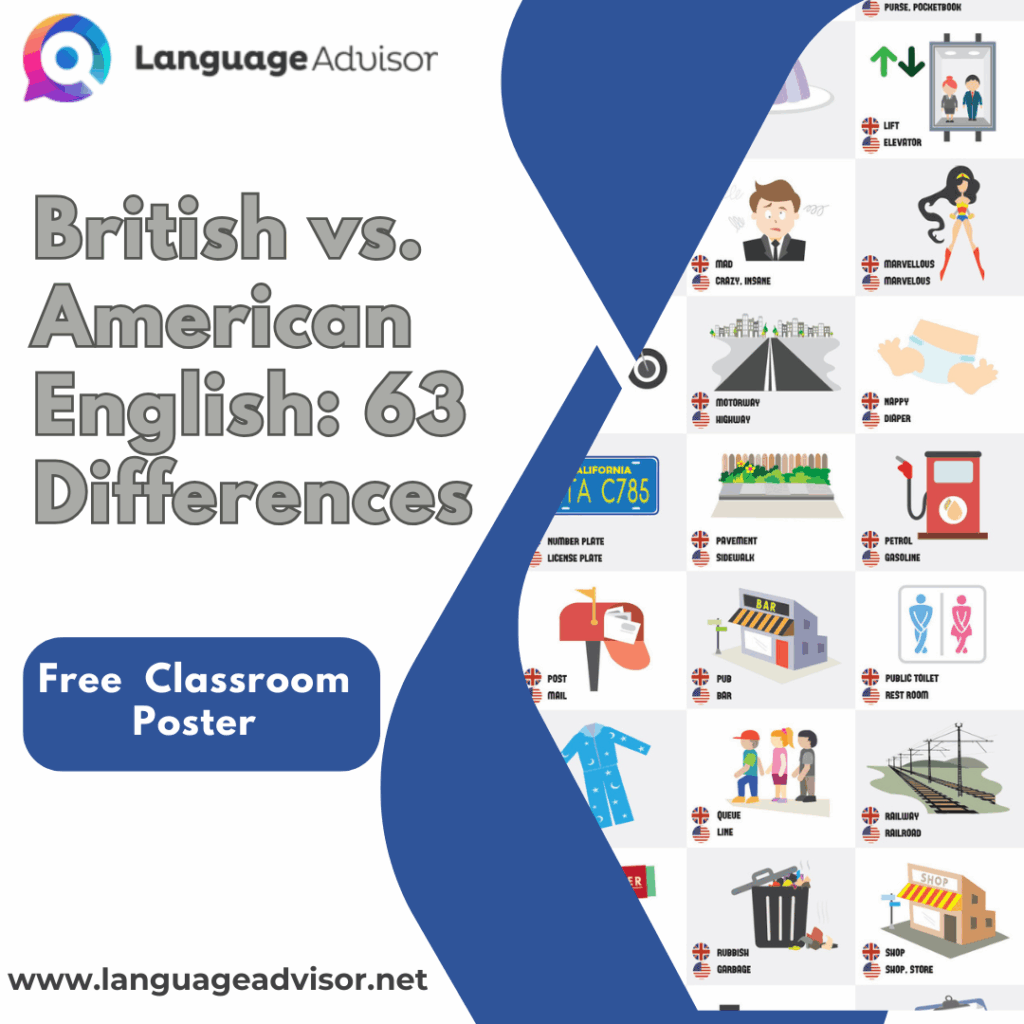British vs. American English: 63 Differences - Language Advisor
