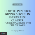 How to Practice Giving Advice - Language Advisor