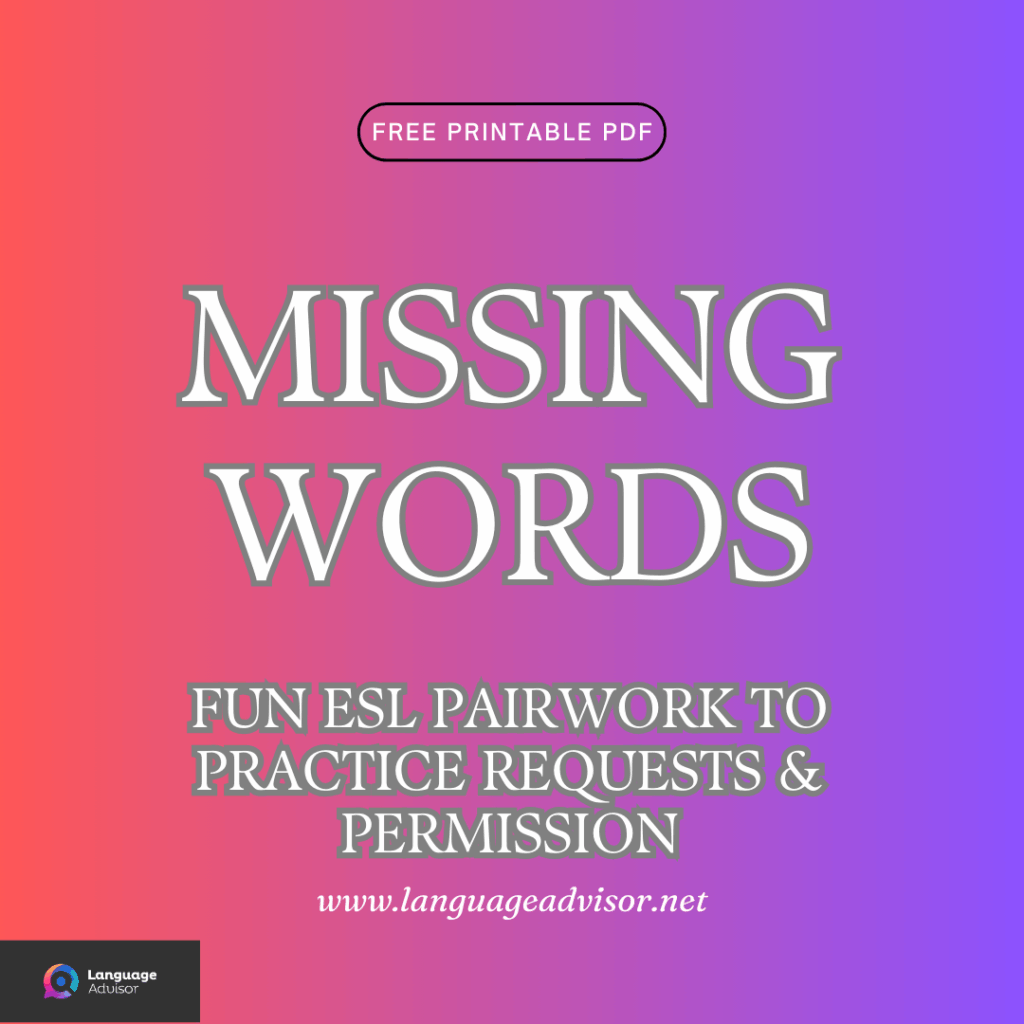 Missing Words - Language Advisor