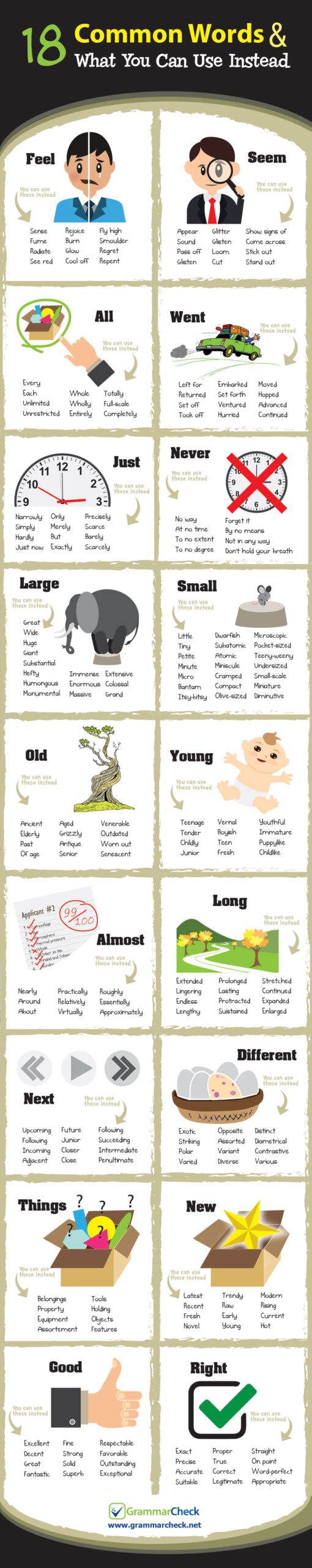 18 Common Words & What You Can Use Instead - Language Advisor