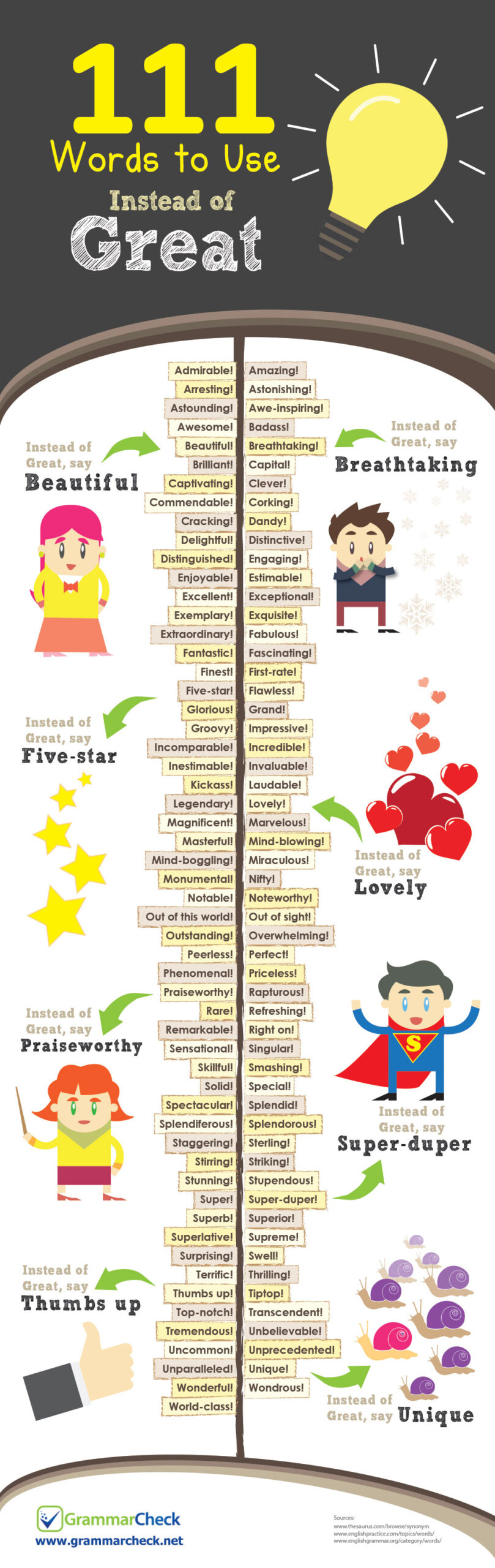 111 Words to Use Instead of Great - Language Advisor