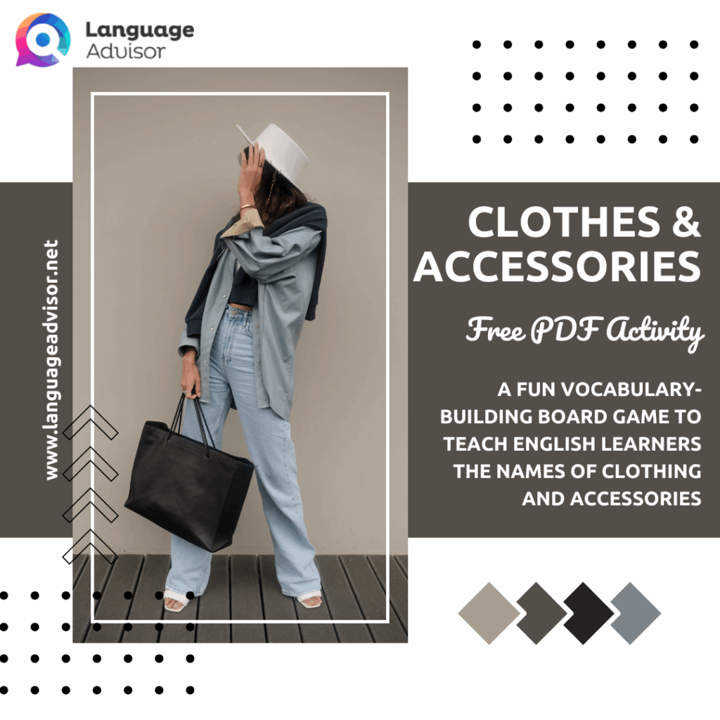 Free Printable Clothes Bingo Game - Language Advisor